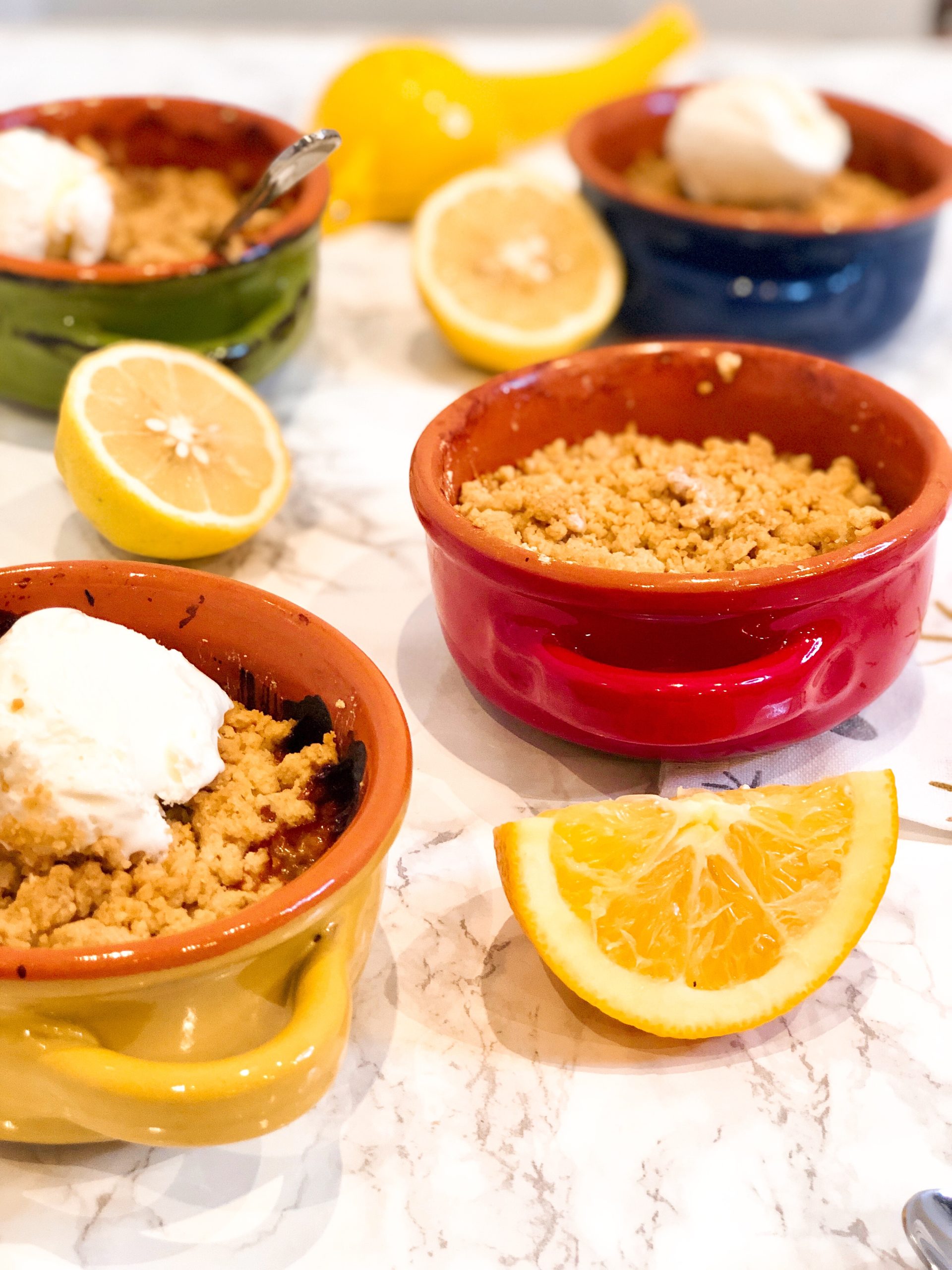 How to make a quick and easy apple crumble (Revised) - Blue Fufu