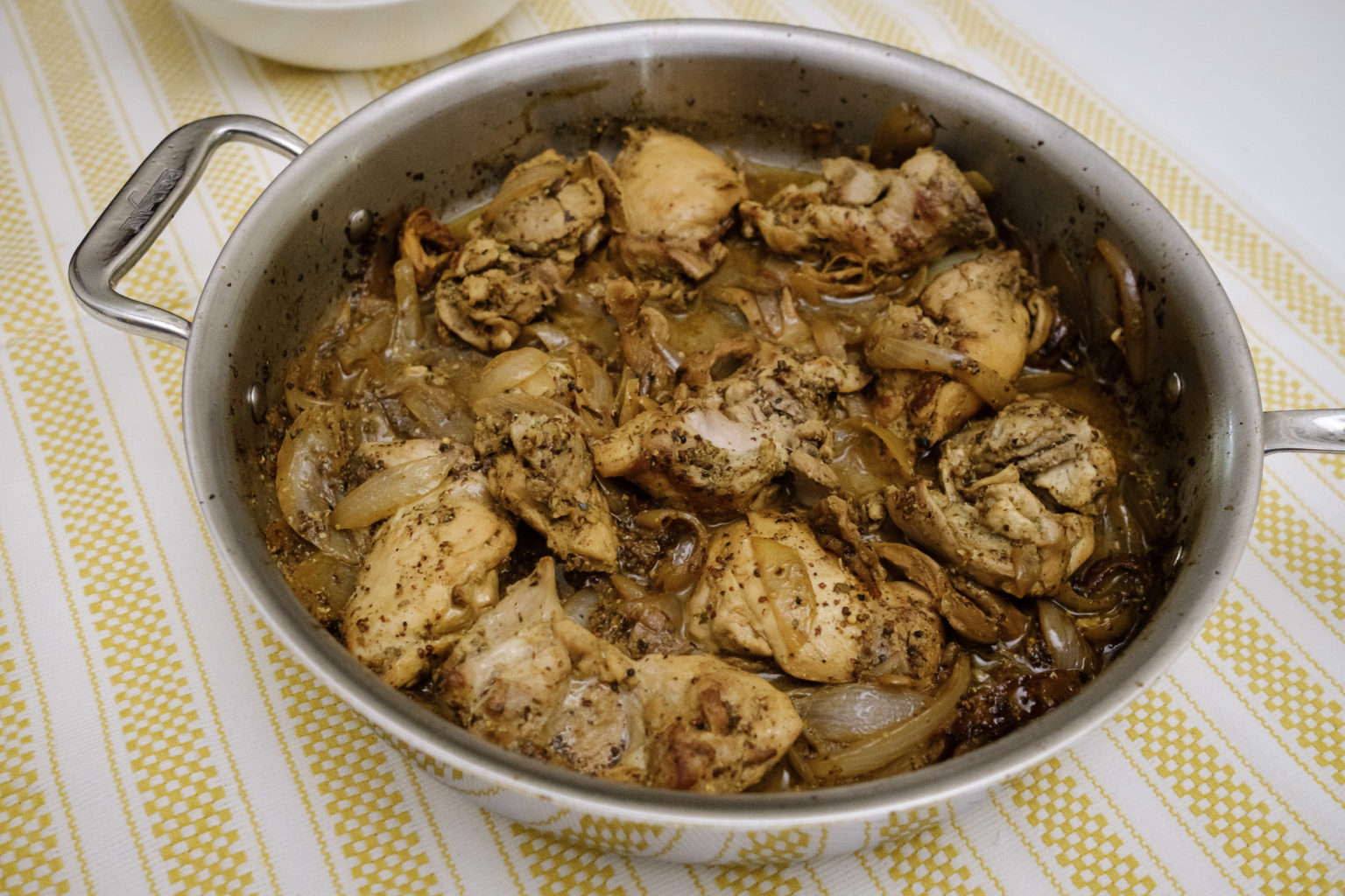 Chicken Yassa with rice recipe - Blue Fufu