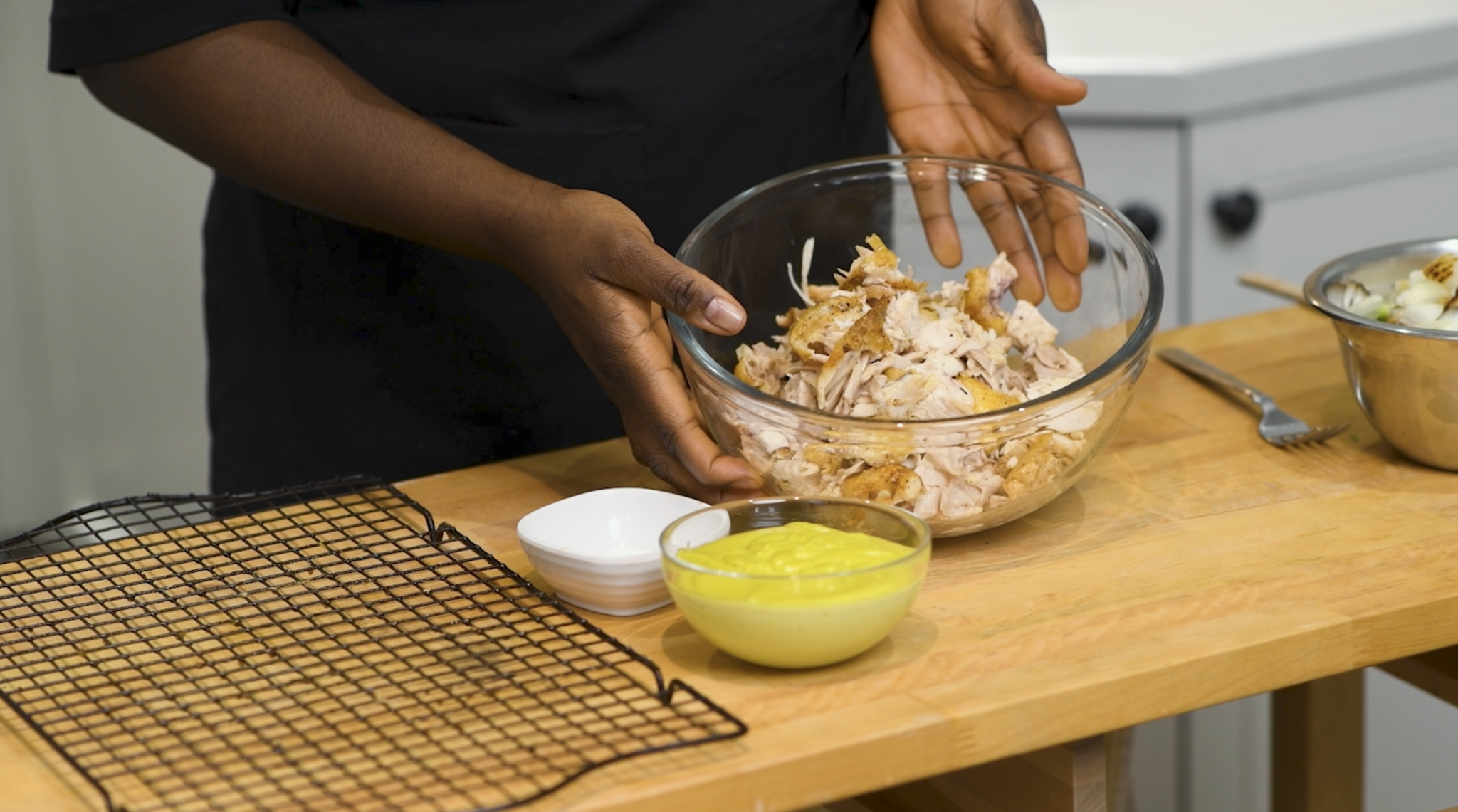 Recette du Poulet Mayo (poulet avec mayonnaise) du Congo - Blue Fufu