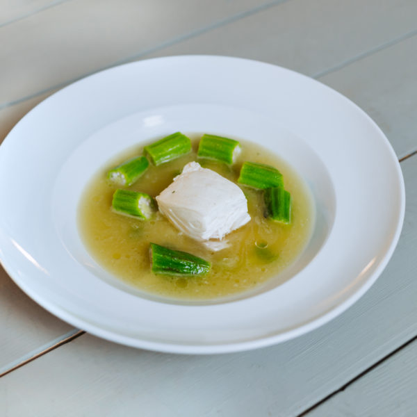 Recette du poisson poché au gombo - Fufu bleu